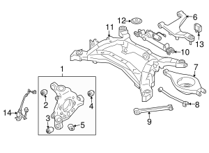 55502-JL01A - Suspension Control Arm 2008-2015 Infiniti ...