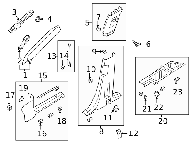 W718890-S300 - Cover Retainer Clip - 2019-2022 Ford | Eastgate Ford ...