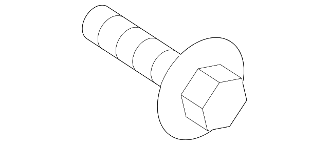 2020-2022 Ford Upper Center Pillar Trim Screw -W713437-S451 ...