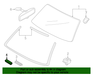 1999-2008 Mazda Lift Gate Glass Fastener S09A-50-896A | RealMazdaParts.com