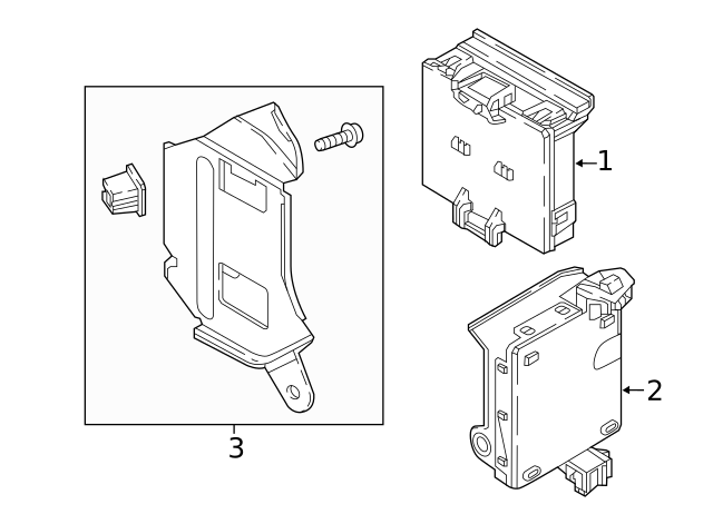 2019-2020 Toyota Yaris Body Control Module 89221-WB008 | Toyota Parts