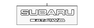 2015-2019 Subaru Outback Nameplate 93079AL020 | Subaru Parts Store