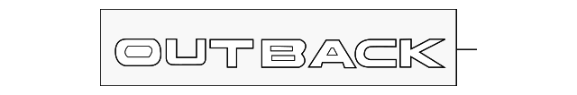 93079AL000 - High-Quality Hatch Emblem for 2015-2019 Subaru Outback ...