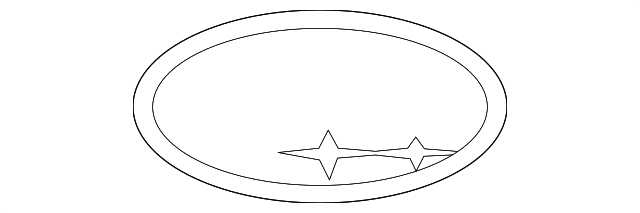 2015-2019 Subaru Outback Emblem 93033AL040 | TascaParts.com