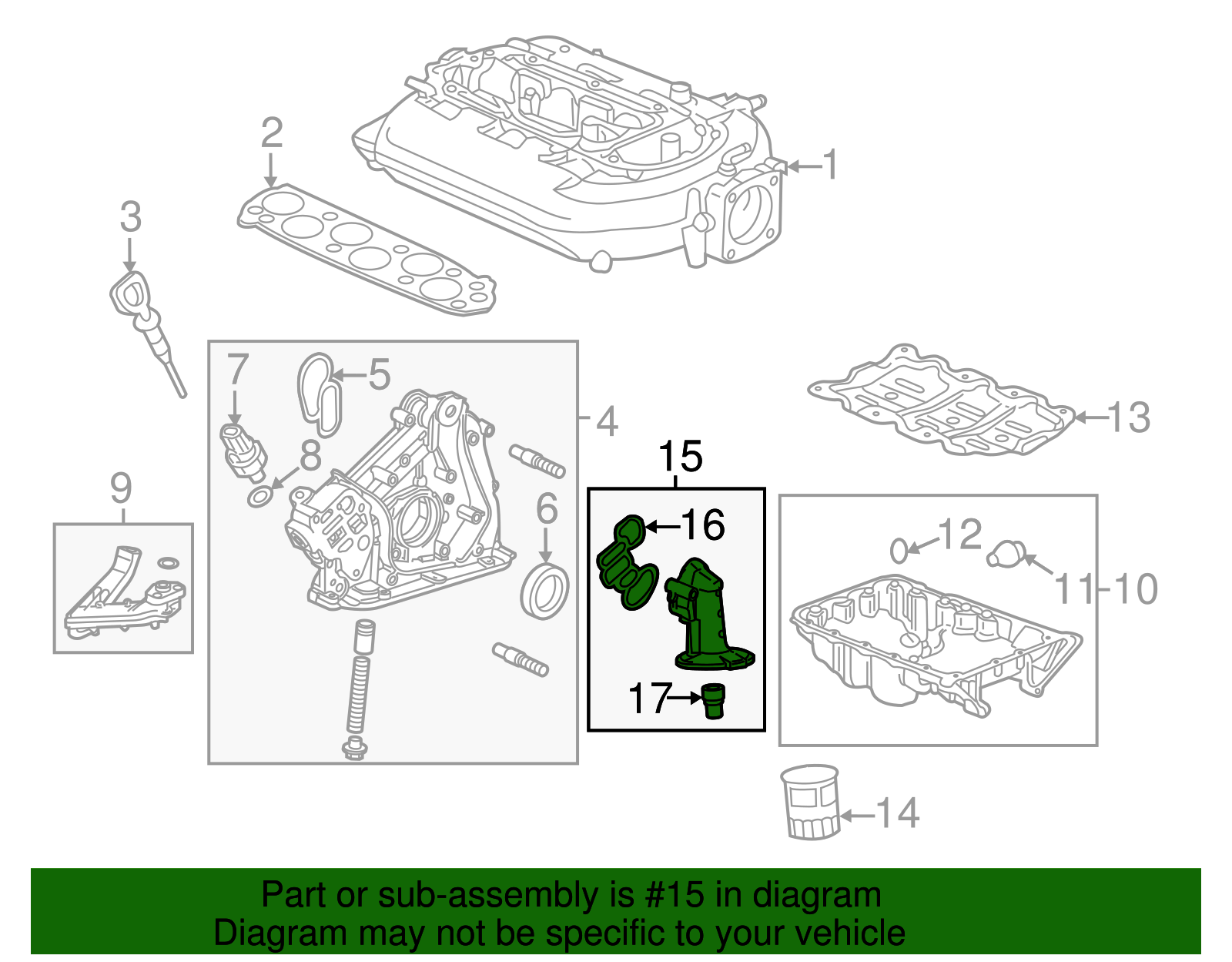 15301-RN0-A10 - 2012-2015 Honda Pilot - Base Oil Filter | Genuine Honda ...