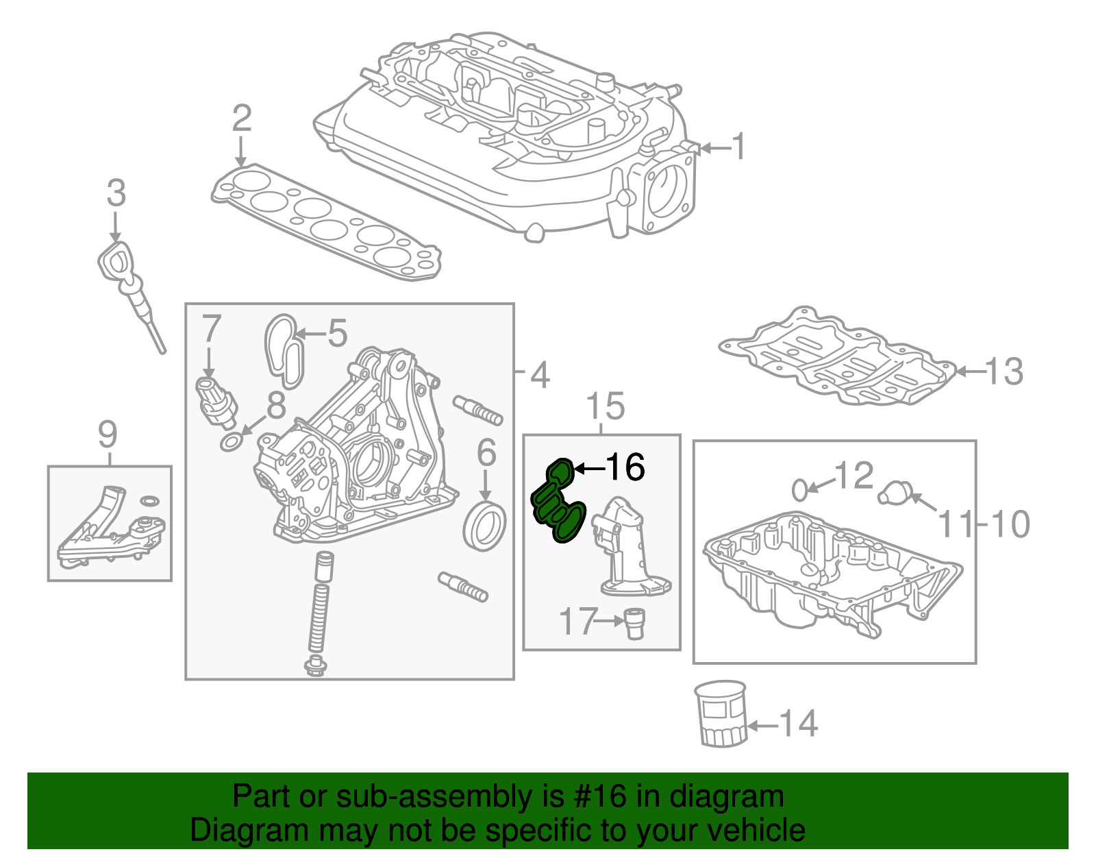 15302-RDV-J00 - Gasket 2005-2017 Honda | Honda Parts Online