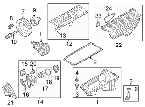 2014-2019 BMW Oil Pan 11137635651 | Genuine BMW Parts