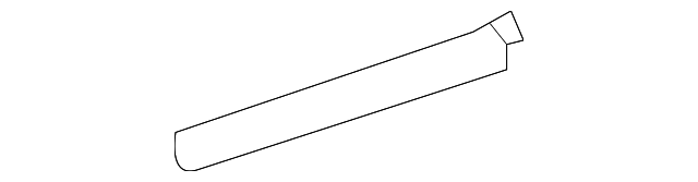 2015-2018 Toyota Yaris Frame Molding 75737-0D010 | Toyota Parts Center