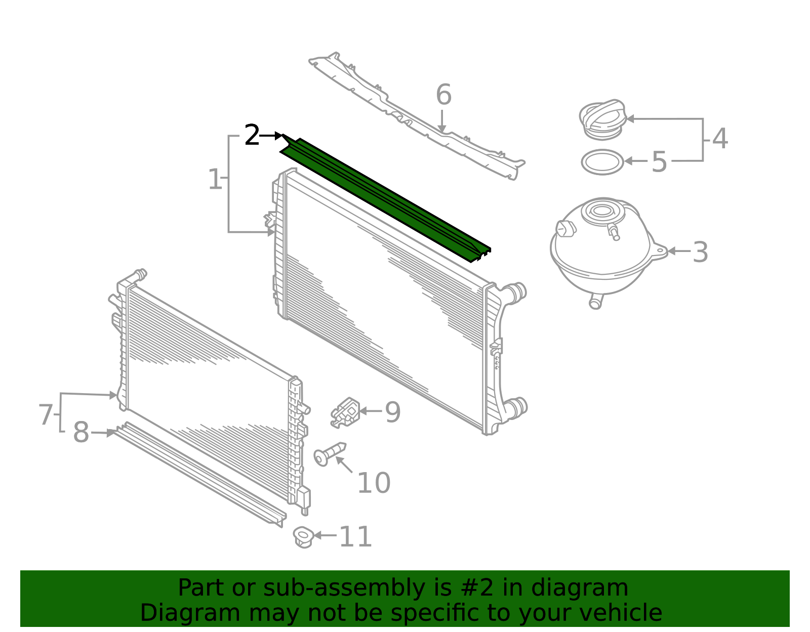 2022-2025 Volkswagen Radiator 5QM-121-251-AB | Retail Performance Auto ...