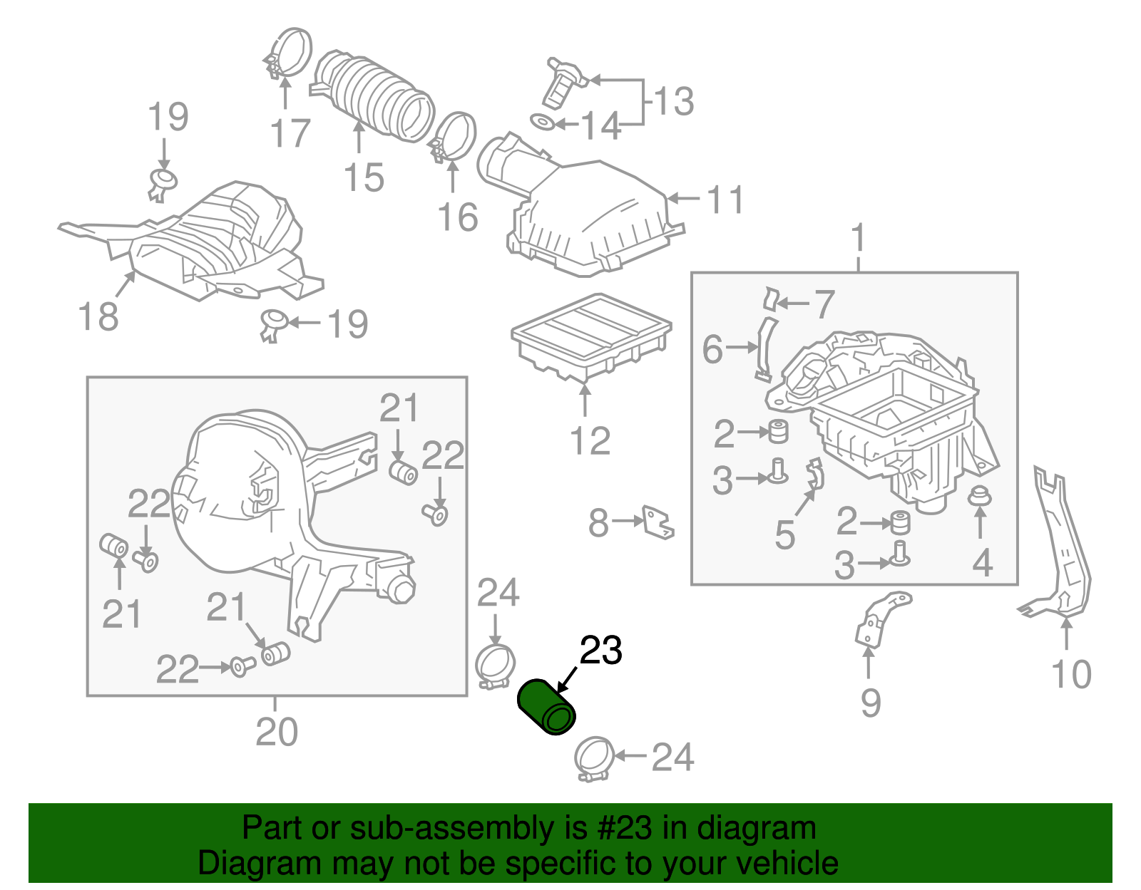 17235-6A0-A01 - Tube Resonator - 2018-2020 Honda Accord | Honda Car ...