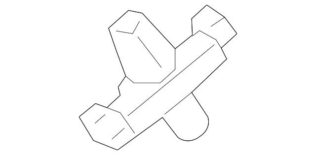 8K0-853-585-C - Roof Molding Clip 2009-2018 Audi | Audi OEM Parts