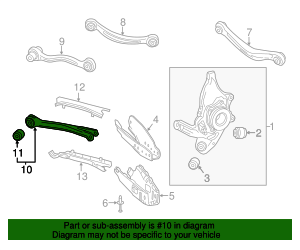 231-350-73-00 - Track Bar 2013-2020 Mercedes-Benz | Mercedes-Benz USA Parts