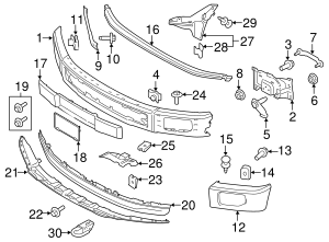 2015-2017 Ford F-150 Valance Panel HL3Z-17626-BB | Village Ford