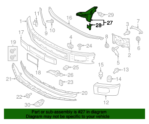 2015-2017 Ford F-150 Air Duct FL3Z-17F803-A | OEM Parts Online