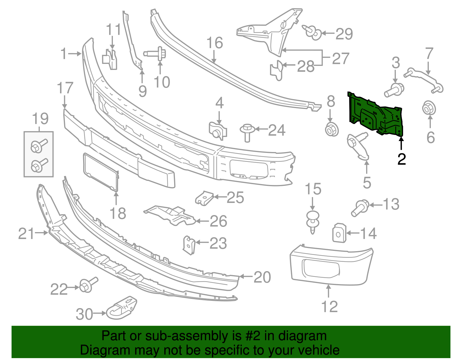 2015-2020 Ford F-150 Mount Plate - Driver's Side (LH) FL3Z-17B985-B ...