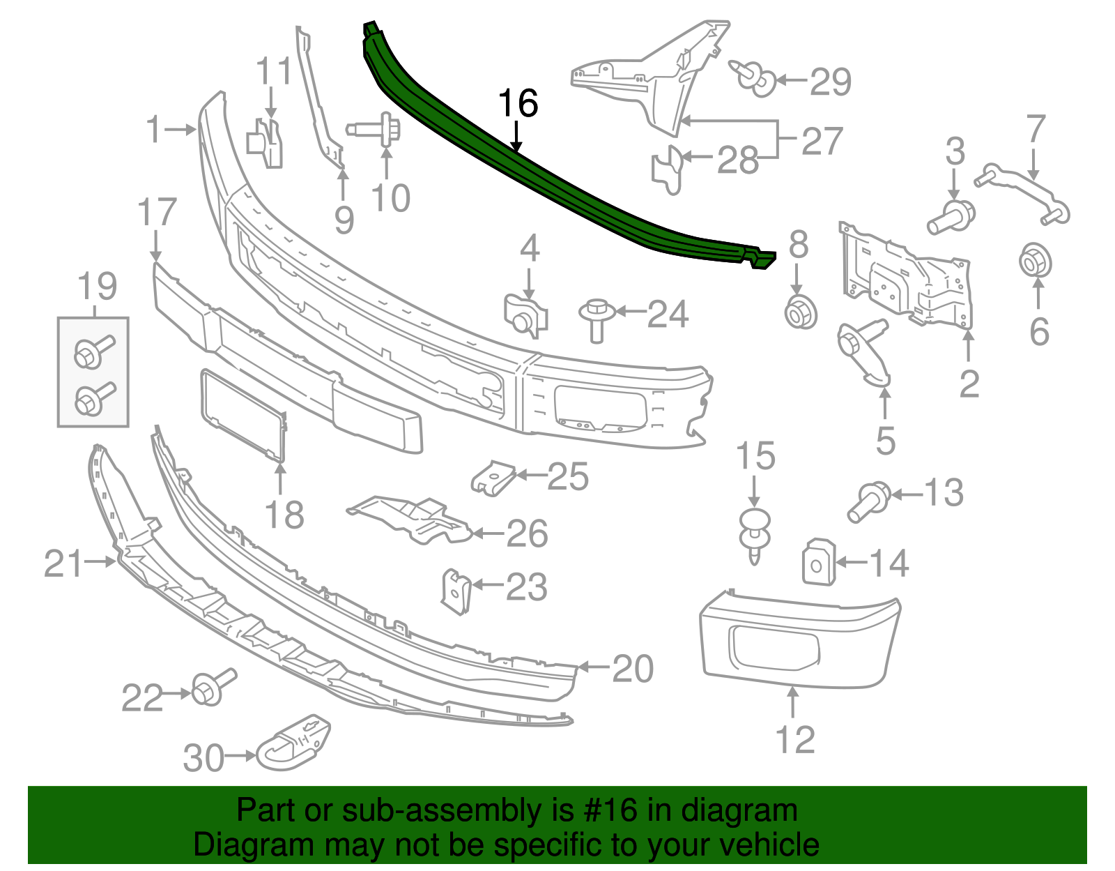 2015-2017 Ford F-150 Step Pad FL3Z-17C829-B | QuirkParts