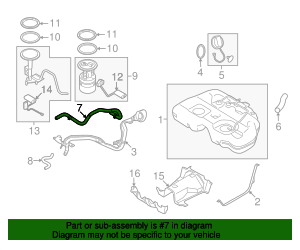 2009-2014 Nissan Murano Vent Hose 17226-1AA0C | Ziegler Nissan of ...