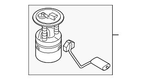 2009-2014 Nissan Murano Fuel Pump 17040-1AA0C | TascaParts.com