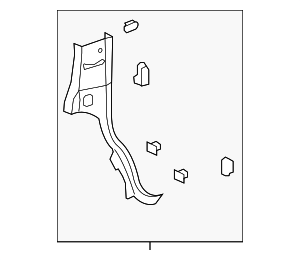 2007-2014 GM Lock Pillar Trim 22871310 | GMPartsDirect.com