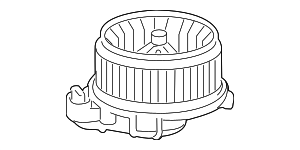 2010-2024 Toyota 4Runner Motor Sub-Assembly, Blower With Fan 87103 ...