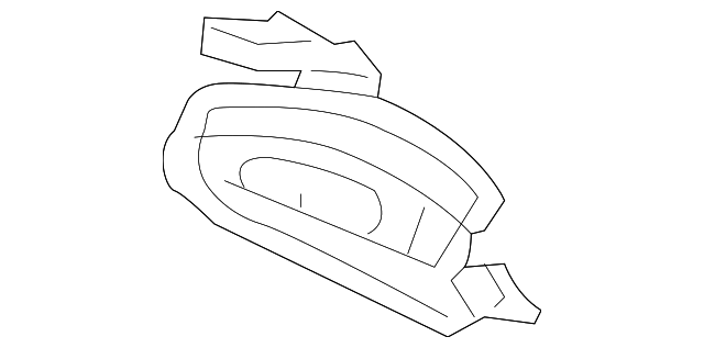 2004-2008 Toyota Solara Trough 61698-AA902 | Toyota Parts Center