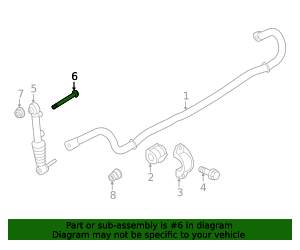 2020-2021 Porsche 911 Stabilizer Link Bolt PAF-008-389 | Sunset Porsche ...