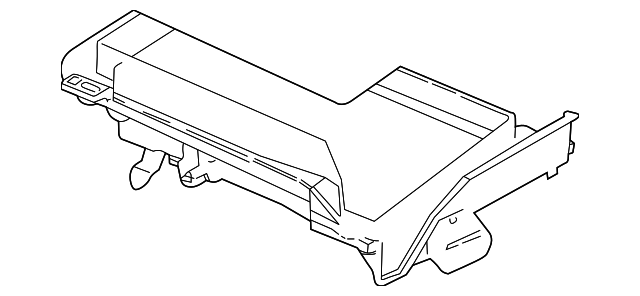64318379625 - 1997-2003 BMW Housing Lower Part Left Micr 649900 (64-31 ...