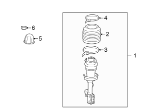 48010-48075 - Strut 2010-2015 Lexus | Lexus of Stevens Creek Parts