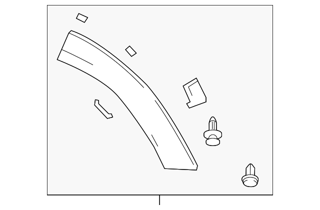 DGH9-51-W50B - Wheel Opening Molding - 2020-2024 Mazda CX-30 | Mazda Swag