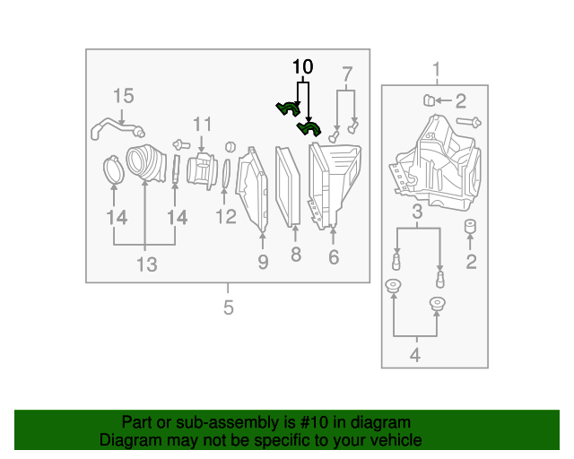 2000-2009 GM Air Cleaner Assembly Clip 19368671 | TascaParts.com
