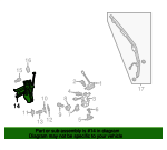 2015-2022 Mitsubishi Tailgate Lift Motor 5813A284 | Mitsubishi Parts ...