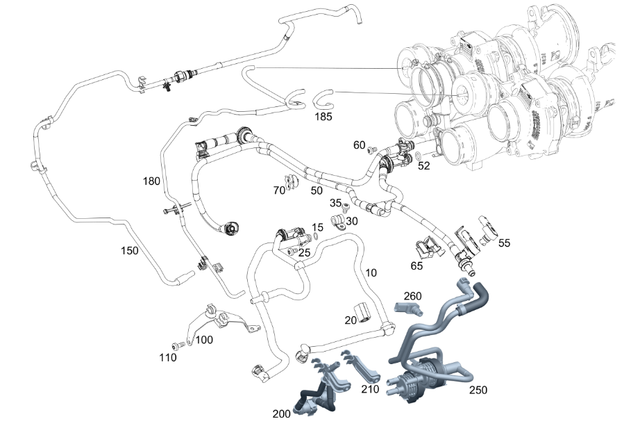 2016-2021 Mercedes-Benz Purge Line 176-018-01-00 | Mercedes-Benz Parts