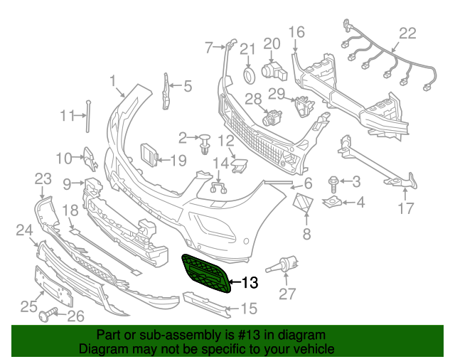 166-884-22-22 - Cover 2012-2015 Mercedes-Benz | Mercedes-Benz USA Parts