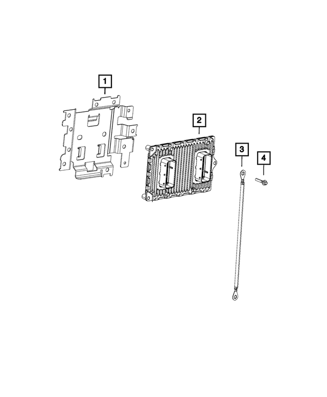 MOPAR ENGINE CONTROLLER MODULE - 68243326AB - 68243326AB | Mopar Online ...