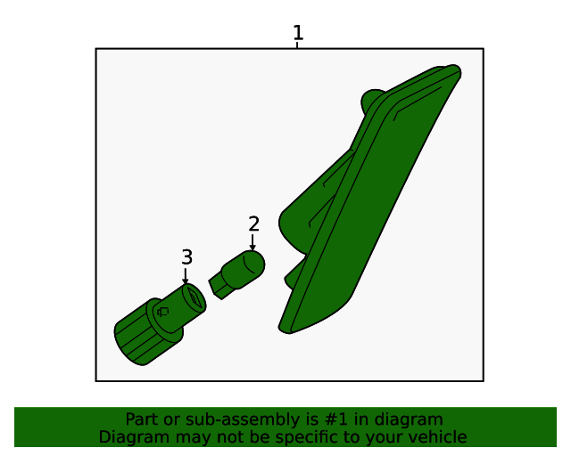 2019-2024 Chevrolet Blazer Lamp 84299174 GM | GMPartsDirect.com