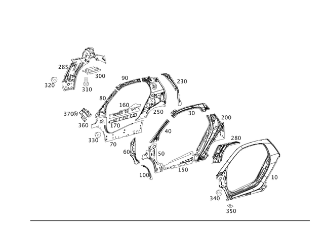 4516370551 - Parts Kit, Dropside 2011-2018 Smart Fortwo | MB Parts Express