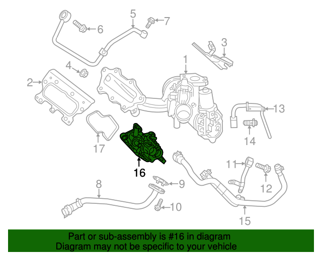 2812030161 - Water Outlet 2016-2017 Smart Fortwo | Mercedes-Benz USA Parts