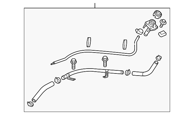 2017-2020 GM Fuel Tank Filler Pipe 84696025 GM | GMPartsDirect.com