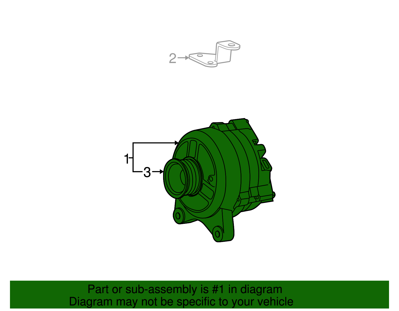 1997-2004 Ford Alternator 4U2Z-10V346-EMRM | NewAutoParts.com