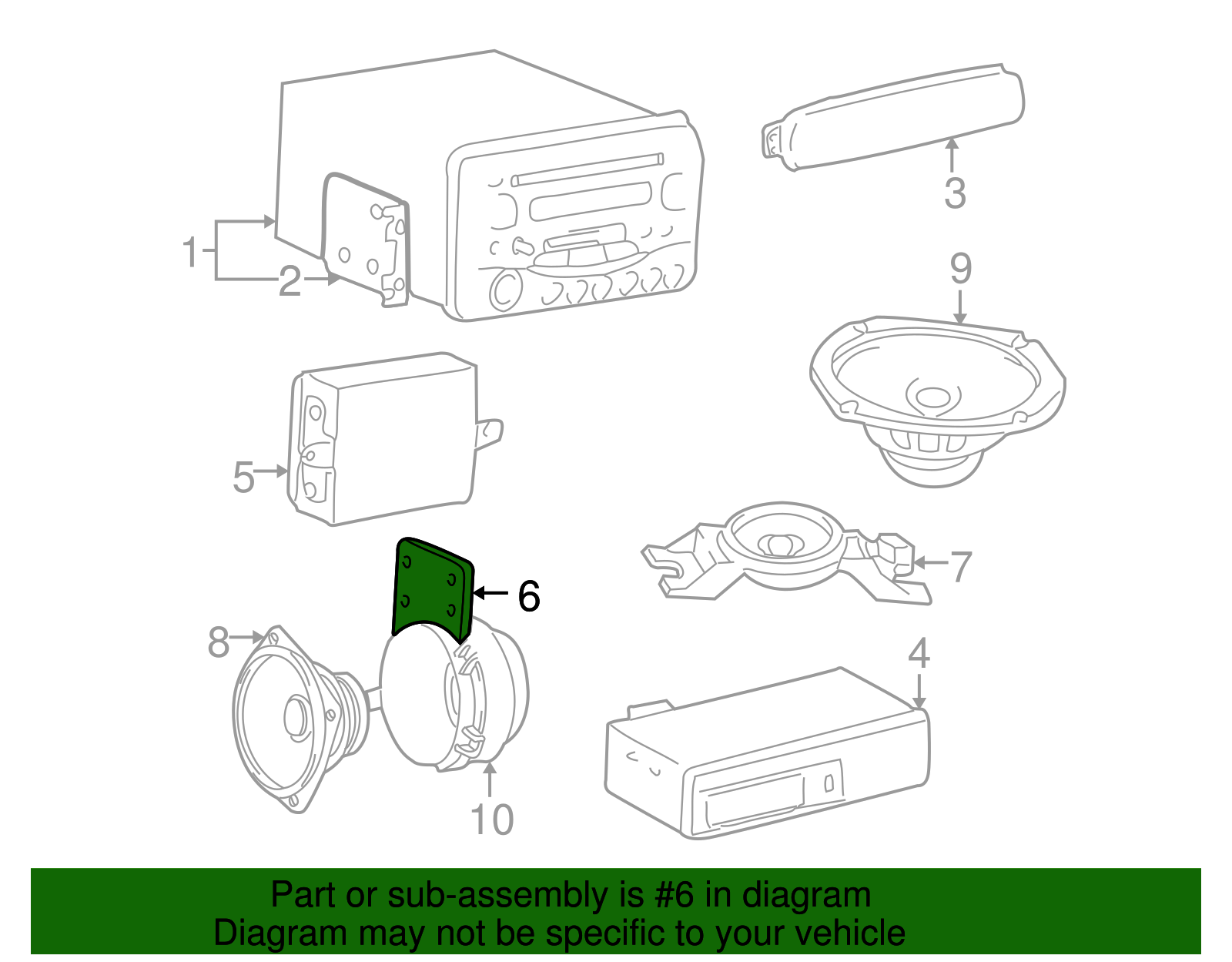2001-2005 Hyundai Amplifier 96333-39101 | OEM Parts Online