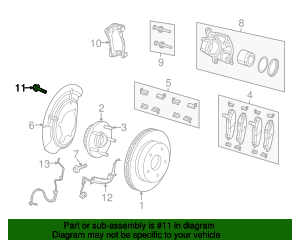 2007-2024 Mopar Disc Brake Caliper Bracket Mounting Bolt 06104257AA ...