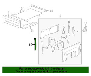 2014-2019 GM Air Deflector 22983161 GM | GMPartsDirect.com