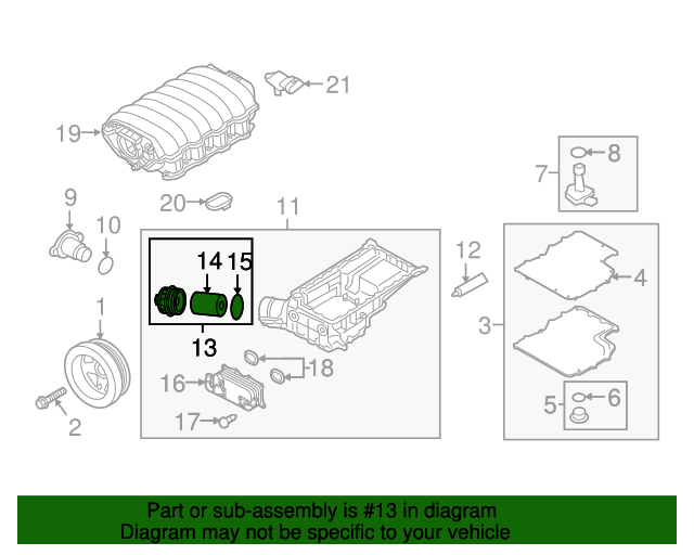 2008-2023 Porsche Oil Filter 0PB-115-403 | Sunset Porsche Parts