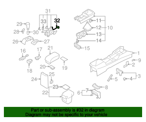 59760-2H300--DS - Parking Brake Cable 2007-2010 Hyundai Elantra ...