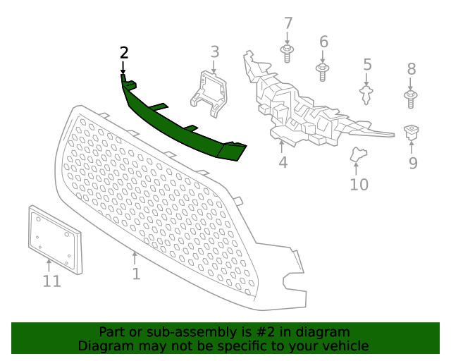 2020-2024 Toyota Corolla Finish Molding 53141-02180 | OEM Parts Online