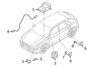 4M8-971-677-A - Air Bag Module Connector 2019-2023 Audi | Audi OEM Parts
