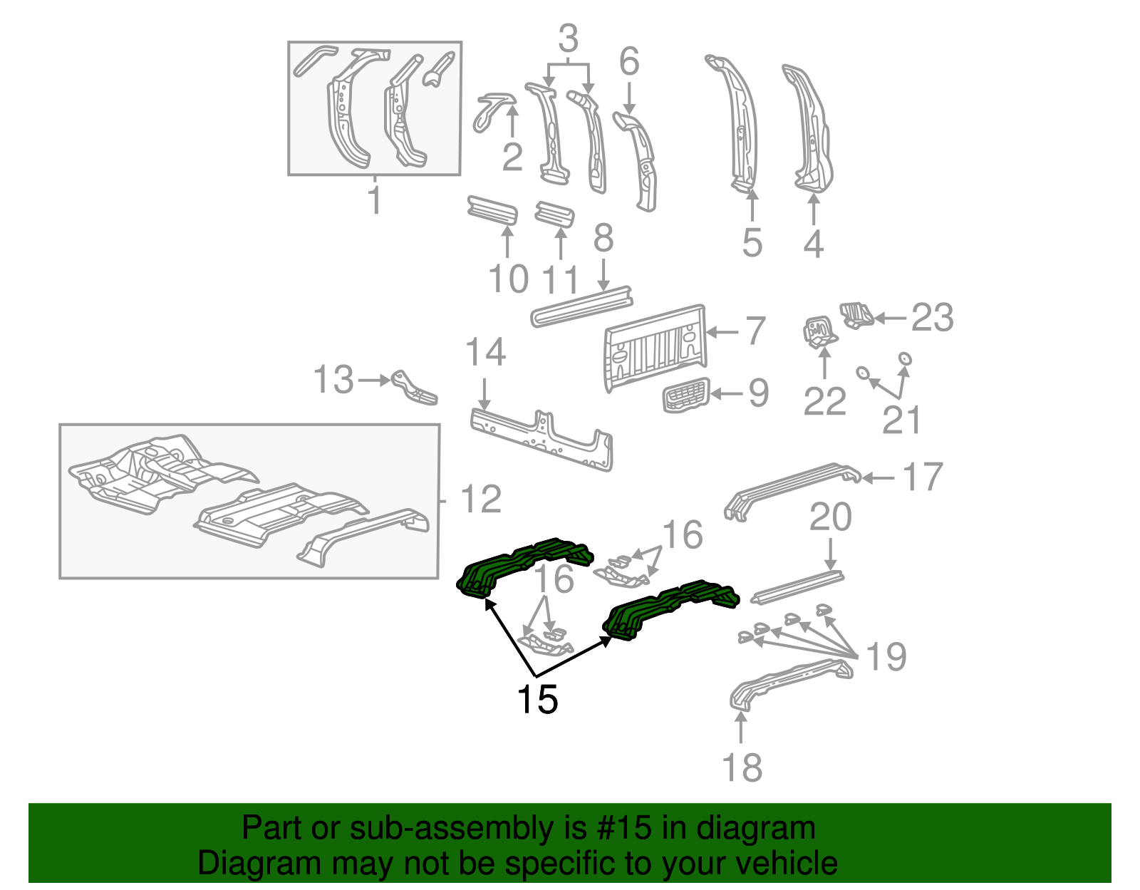1999-2007 Ford Cross-Member F81Z-2510776-AA | QuirkParts