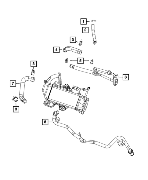 EGR Cooling System for 2023 Ram 1500 | Mopar eStore