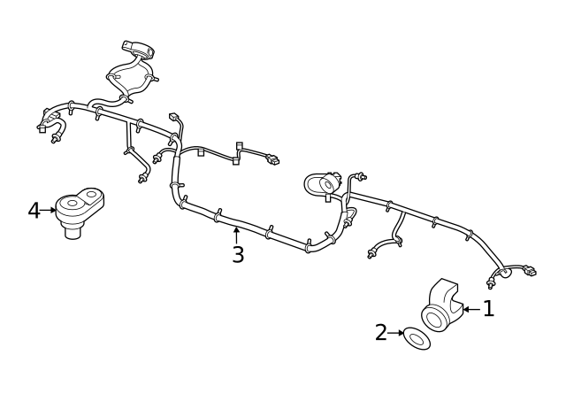 52112735AE - Rear Bumper Wiring | Mopar Parts Canada