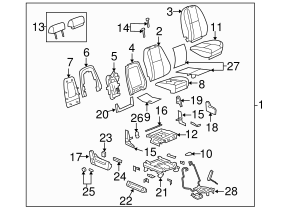 2006-2015 GM OEM NEW 06-15 GM Chevrolet Front Right 8 Way Power Seat ...